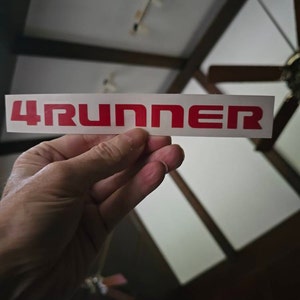 Toyota TRD Pro Decal, TRD Pro, 4 Runner, TRD off Road, Toyota, Tacoma ...