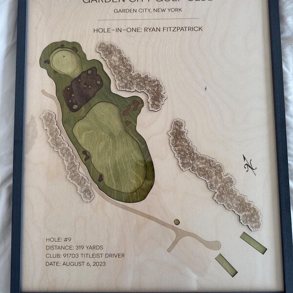 Personalized Hole-in-one Gift | Single Golf Hole | Custom Golf Gift ...