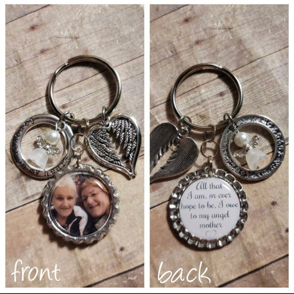 Memorial Keyring - Memorial Photo Gift - Custom Memorial Gift ...