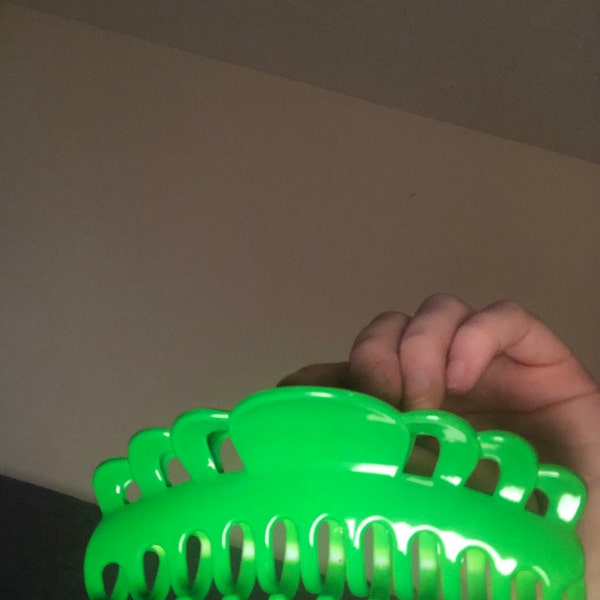 Extra Large Big Flexible Bendable Plastic Banana Hair Comb Clip Women ...