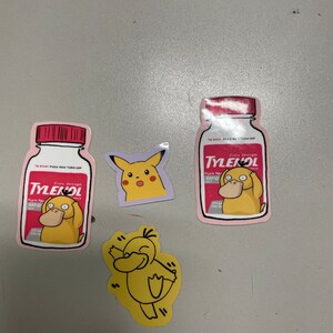 Psyduck Sticker, Waterproof Pokemon Sticker - Etsy