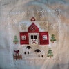 Counted Cross Stitch Pattern, Red Letter Sampler, Alphabet Sampler ...