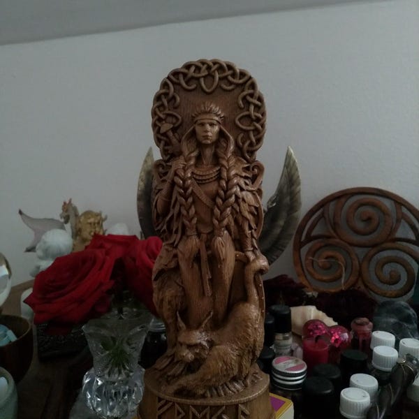 King Paimon Statue Ars Goetia Demon Lucifer Right Hand Demonology - Etsy