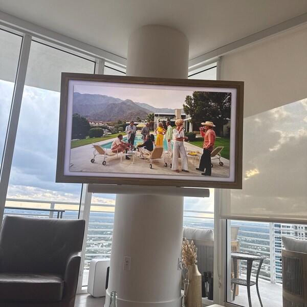 32, 43, 50, 55 Inch Ornate Frame for Samsung the Frame TV, Satin Black ...