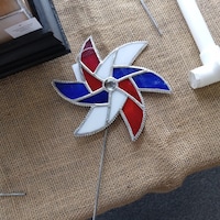 Patriotic Pinwheel Stained Glass Pattern - Etsy Canada