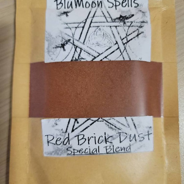 Red Brick Dust / Protection Brick Dust / Witchcraft / Wiccan Supplies ...