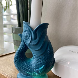 Assorted Colorful Fish Candlestick Holder: Handmade & Vibrant Home ...