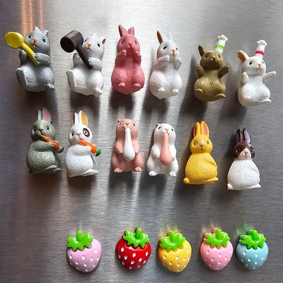 Mini Led Small Tale Lamp Fridge Magnet, Creative Refrigerator Magnet ...