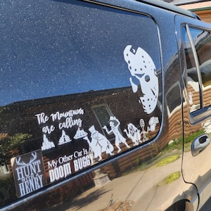 Jason Voorhees Decal Sticker Friday the 13th Decal for Car Window for ...