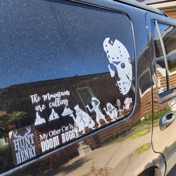 Jason Voorhees Decal Sticker | Friday the 13th Decal | for Car Window ...