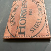 Horween Leather Men's Compact Wallet | Chromexcel Leather Card Holder ...