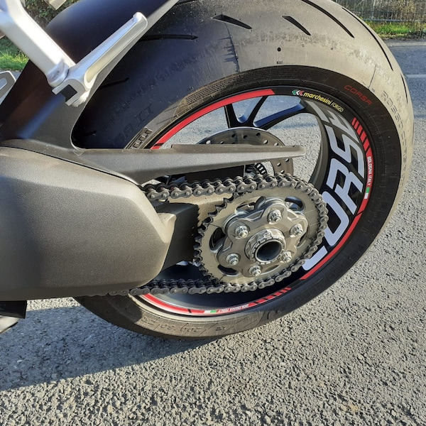 Wheel Stickers for Ducati PANIGALE V4 V4R V4S Rim Tape Motorcycle ...