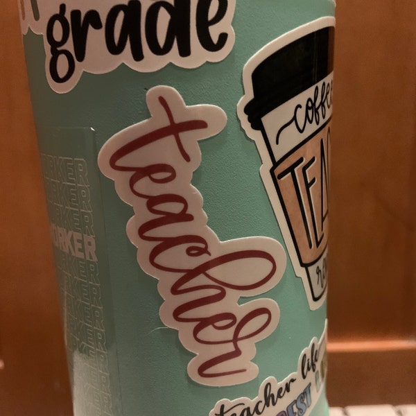 Boho TEACHER Sticker Pack | Education | Aesthetic | Teaching | Teacher ...