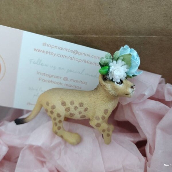 Lion Cub Cake Topper/safari Party Cake/safari Animal Cake Toppers/party ...