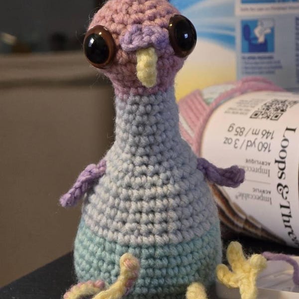 DIGITAL DOWNLOAD Pigeon Toy Crochet Pattern - Etsy