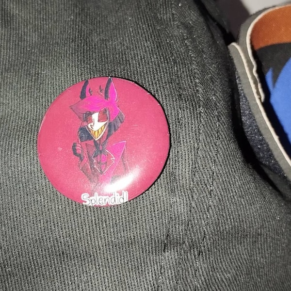 Hazbin Hotel Vox TV Demon Sticker Buttons 58 Mm Fanart - Etsy