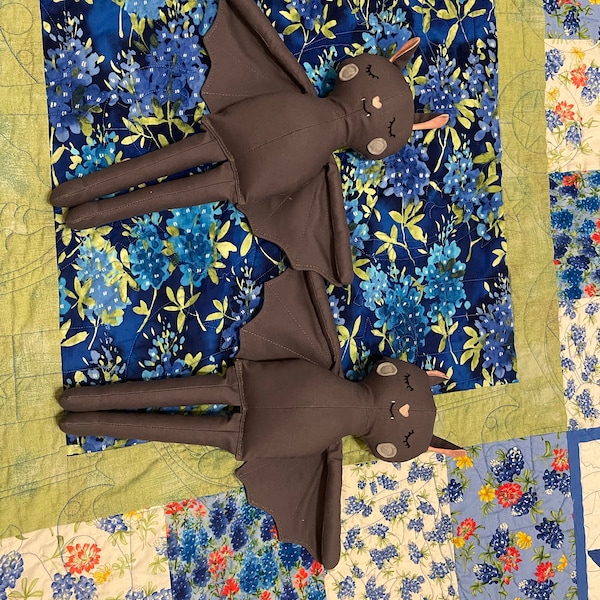 Bat Doll Sewing Pattern & Video Tutorial - Etsy