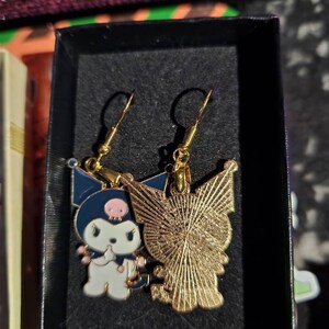 Cute Cartoon Character Gold Tone Enamel Charms Enamel Pendants - Etsy