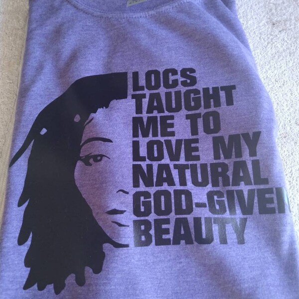 Locs Silhouette Quote - Love My Natural Beauty SVG / Dreadlocks SVG ...
