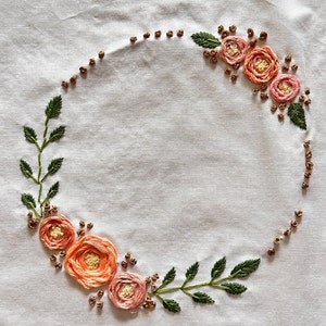 Harvest Grains Bouquet Hand Embroidery Pattern Beginner - Etsy