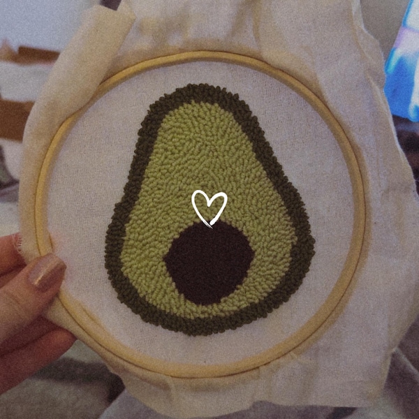 DIY Punch Needle Coaster Pattern - Printable PDF Embroidery Design for ...