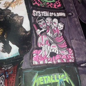 System of A Down Patch / Heavy Metal Music Patch / Sew or Iron on ...