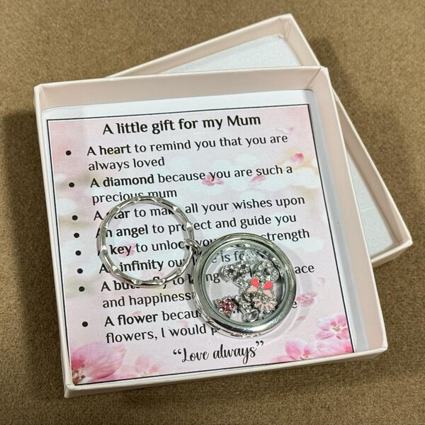 Birthday Gift Keyring 12th 13th 16th 21st 30th 40th 50th 60th 70th 80th ...