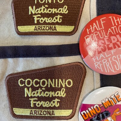 National Forest Patch / Embroidered Iron on Patch / National Park ...