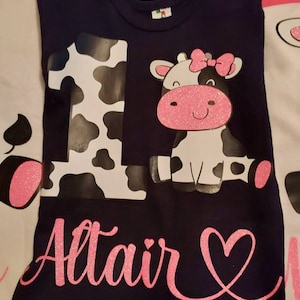 Cow Number Two Birthday Svg 2nd Birthday Svg Cow Print Svg | Etsy