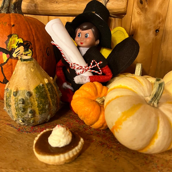 Elf Turkey Outfit With Pilgrim Hat - Etsy
