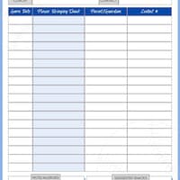 Printable Cheer Season Attendance Sheet Instant Download Template ...