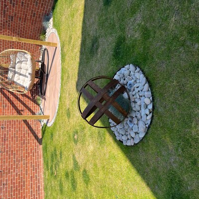 UK Reclaimed Whisky/ Wine Barrel Ring Heart Rustic or Galvanized Rusty ...