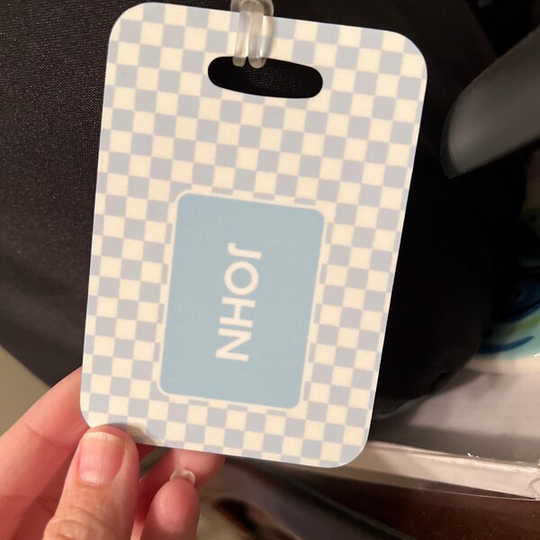 Personalized Kids Bag Tag for Back to School | Name Tag for Backpack ...