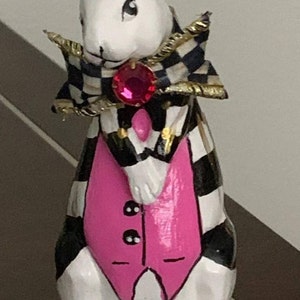 White Rabbit, Alice in Wonderland White Rabbit, Easter Rabbit, Hand ...