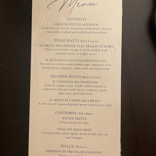 Old Money Signature Bar Menu Wedding Card, Printed Custom Reception ...