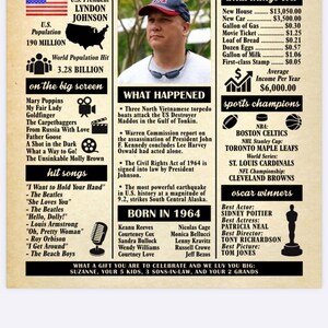 1949 the Year You Were Born, Back in 1949 Poster, What Happened in 1949 ...