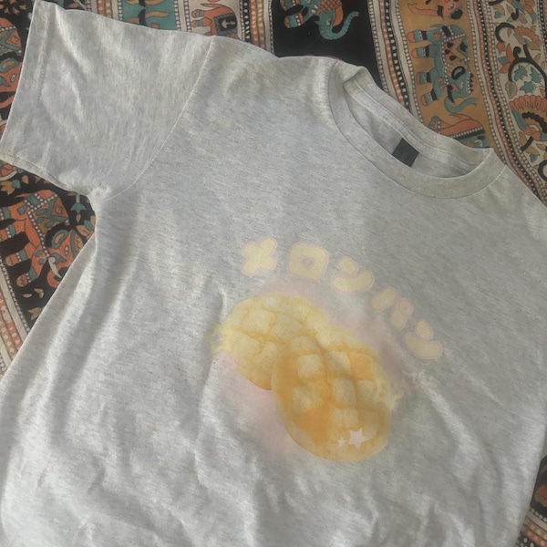 Kawaii Pudding T-shirt Cute Flan Tshirt Japanese Dessert Graphic Shirt ...