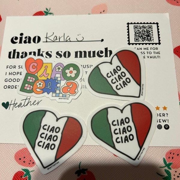 Italian Vespa Ciao Bella Pin Gift for Italy Lover Retro Scooter Acrylic ...