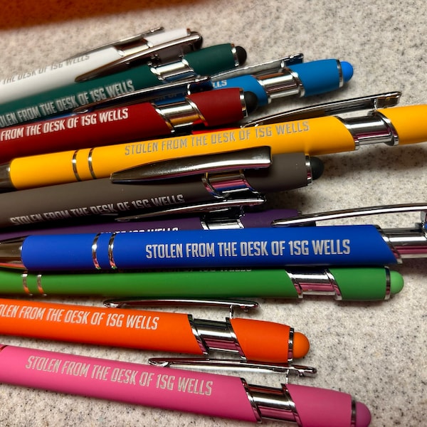 Custom Ballpoint Pens, Personalized Business Pens Bulk Custom Text ...