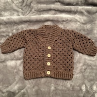 CROCHET PATTERN & VIDEO/ Mini Pop Cardigan Crochet Pattern / Easy Top ...