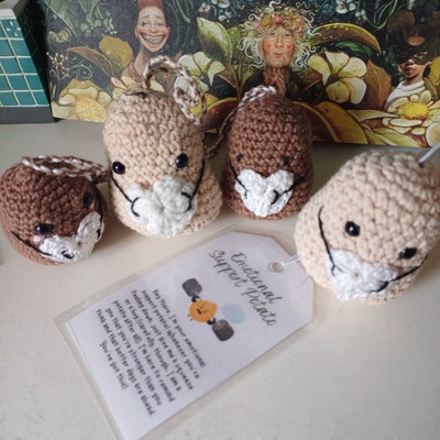 Emotional Support Frog Amigurumi Printable Crochet PDF Pattern Tags ...