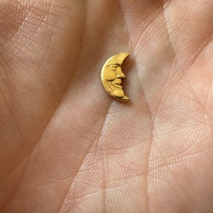 10 Pc. Small Raw Brass Lion Heads: 8mm by 8mm Made in USA Also ...