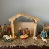 Nativity Straw Mat Table Runner Nativity Scene Manger Straw - Etsy