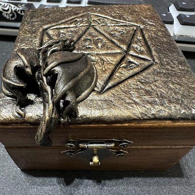 Dragon Ring Box D20 Dnd Dice Fantasy Box Ancient Personalized ...