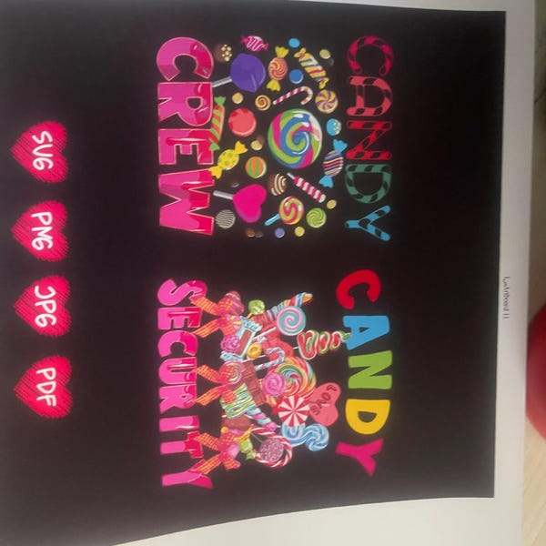 Candy Land Candy Crew Decorations Sweetie Candy Squad Christmas Cool ...
