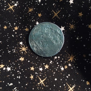Blue Moon Coin 1 Anodized Blue Niobium the Perfect Realistic Celestial ...