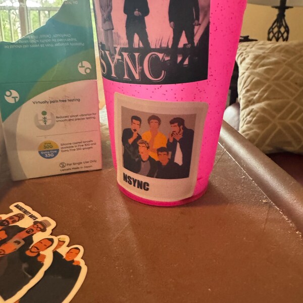 NSYNC Fan Art Sticker, 90s Boyband Fan Art Sticker, JC Chasez, Lance ...