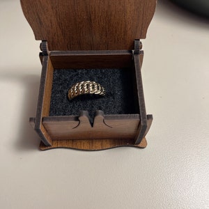 Quinceanera Angel Wing, 14K Solid Gold 15 Anos Heart Ring, 925 Sterling ...