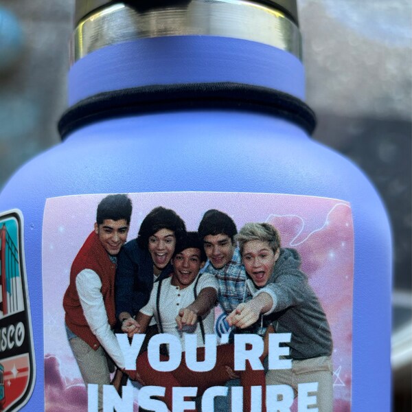 Youre Insecure One Direction Indoor/outdoor Kiss-cut Vinyl Sticker ...