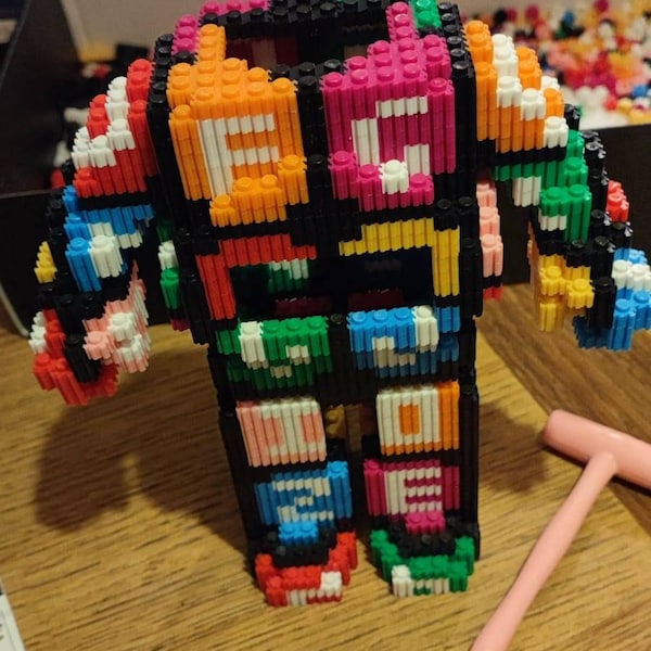 Yoshi Building Blocks - Micro Mario Cosplay Educational Toy for Kids ...